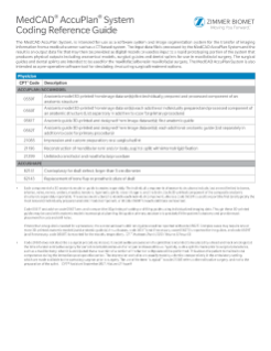 Coding Guides | Zimmer Biomet